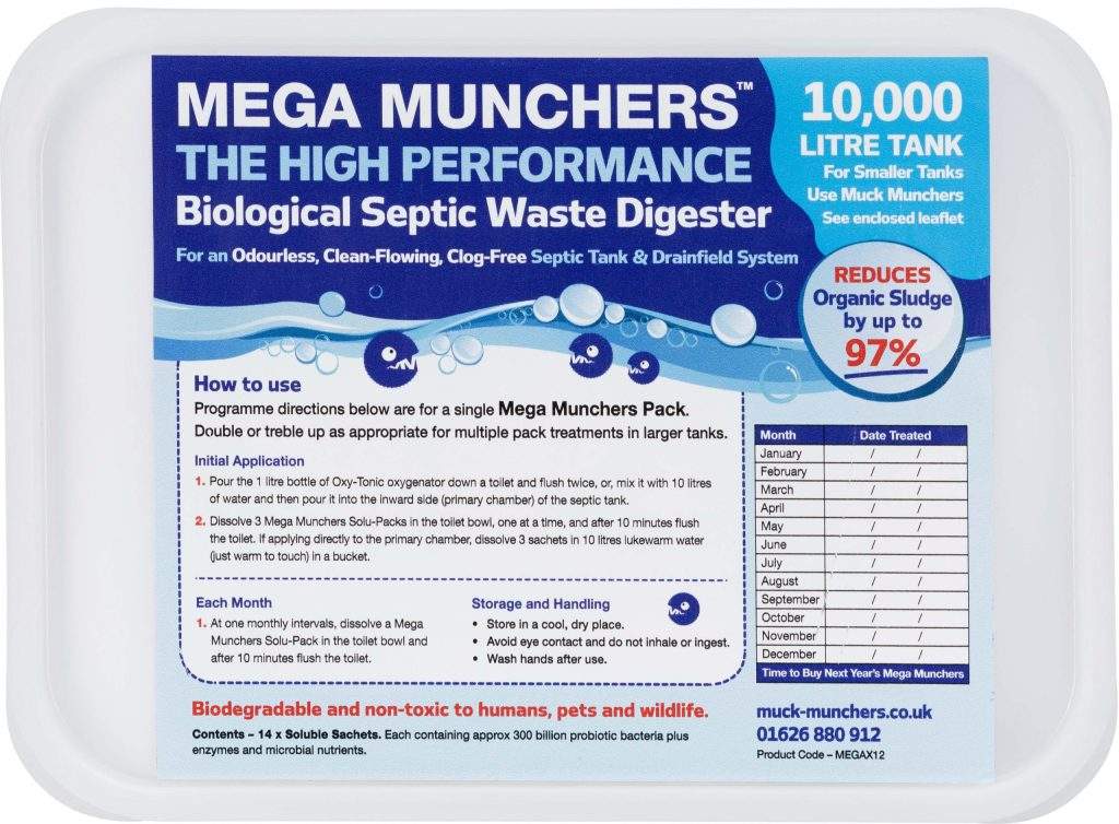 Septic Tank Treatments | Odour Free Tanks | Muck Munchers